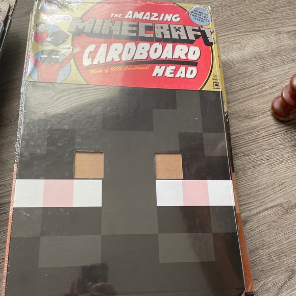 Costumes | Enderman The Amazing Minecraft Cardboard Head Costume | Poshmark